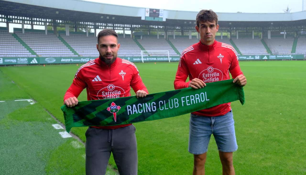 De Tarragona a Ferrol: el Racing presenta a Miguel Leal y Gorostidi