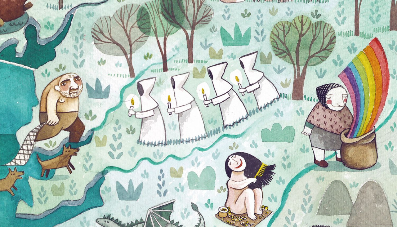 Leandro Lamas ilustra un mapa de seres máxicos que homenaxea o primeiro ...