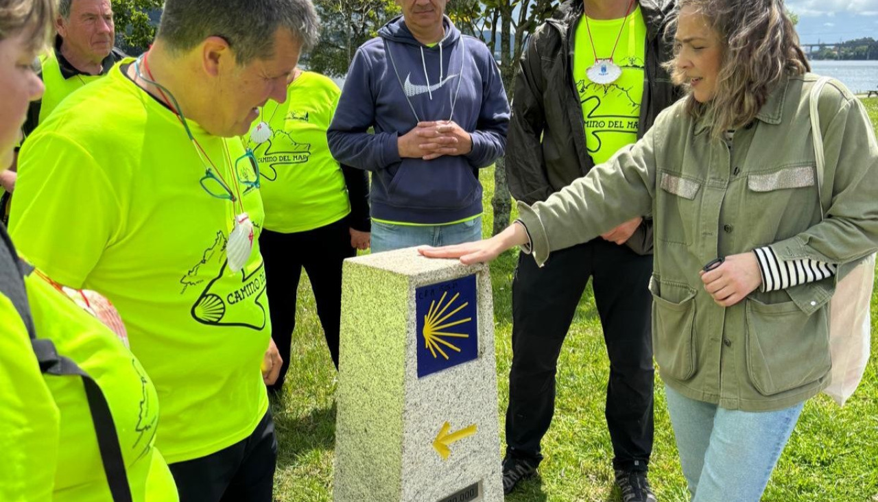 Narón 100, un producto turístico que marca la distancia hasta Compostela