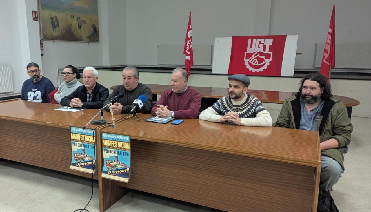 La movilización del domingo por el derecho al tren en Ferrol sigue ...