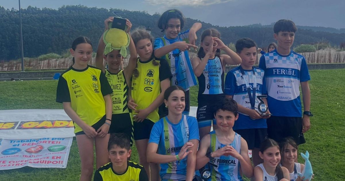 La cantera del Triatlón Ferrol y Cedeira se luce en el Gallego de ...