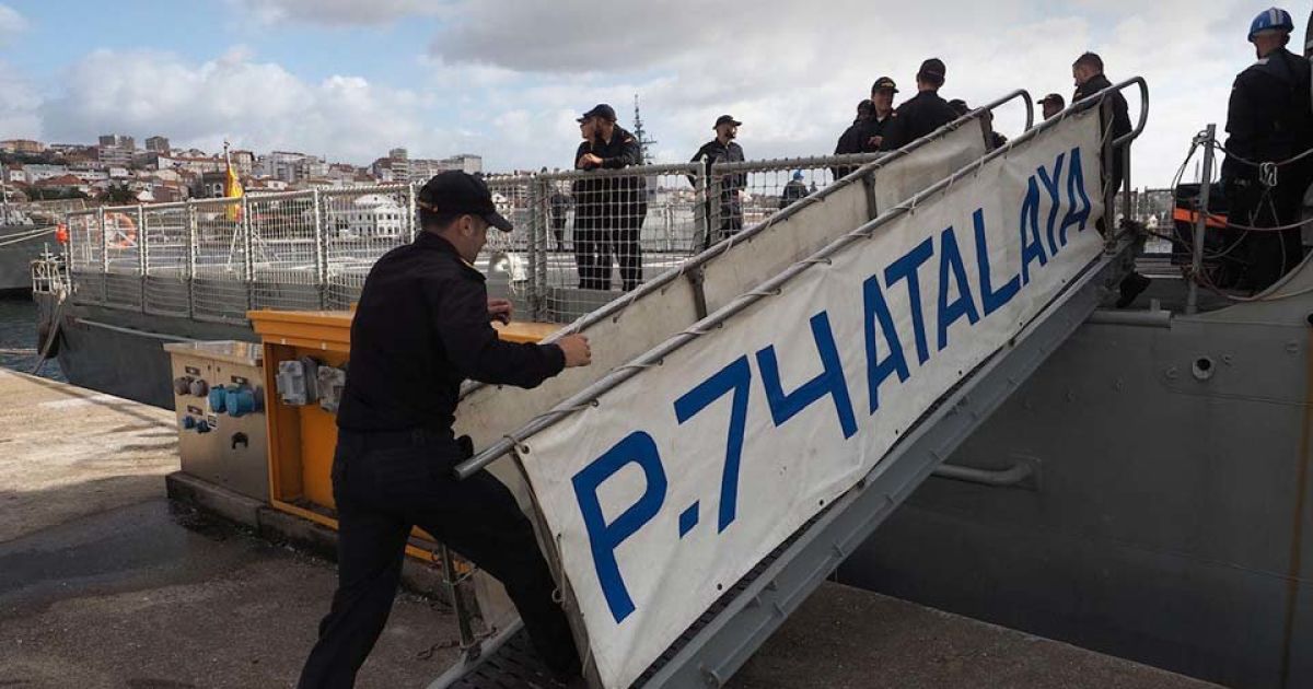 El patrullero “Atalaya” emprende una misión de vigilancia marítima en ...