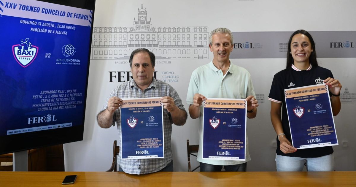 El Baxi Ferrol cita a sus aficionados para el Trofeo Concello de Ferrol