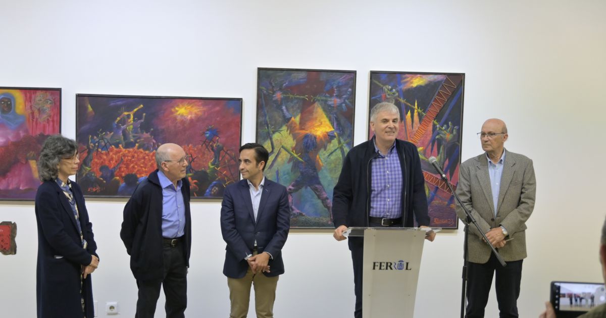 Inaugurada a mostra de Xoán Braxe no Torrente Ballester, unha arte que ...